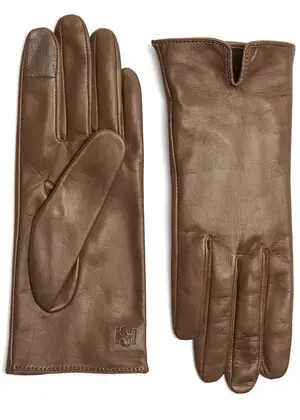 HANDSOME STOCKHOLM Essentials Leather Gloves - Taupe
