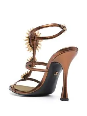 Roberto Cavalli Jewel 110mm Leather Sandals