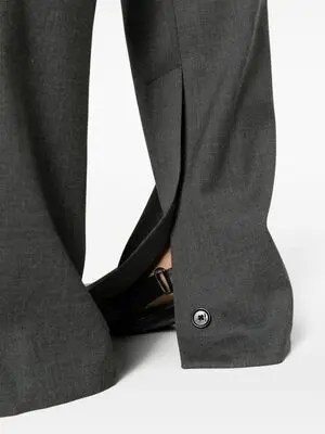 COURREGES Cut-out Tailored Wool Trousers