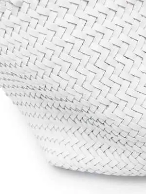 Dragon Diffusion Small Grace Basket Tote Bag - White