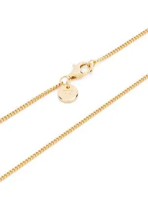 Tom Wood Mini Cushion Onyx Pendant Necklace - Gold