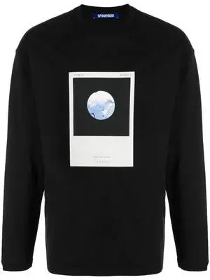 SPOONYARD The Path To Genesis Cotton T-shirt - Black