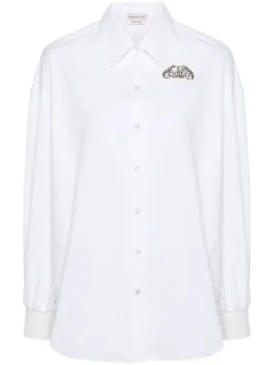 Alexander Mcqueen Cuffed Shirts For Women