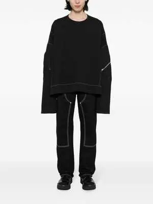 NICOLAS ANDREAS TARALIS Oversized Cotton Sweatshirt