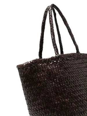 Dragon Diffusion Small Grace Basket Tote Bag - Brown