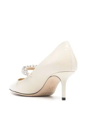 JIMMY CHOO Bing Pumps 65 Patent Leather Crystal Embellished Pumps