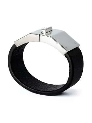 PARTS OF FOUR Box Lock Leather Bracelet