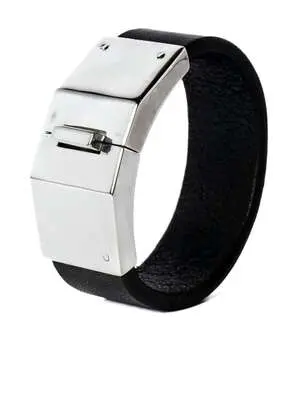 PARTS OF FOUR Box Lock Leather Bracelet