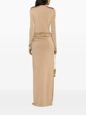 Magda Butrym Cut-out Maxi Skirt - Neutrals