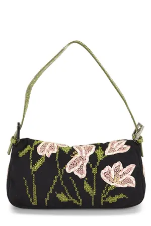 Fendi Embroidered Baguette - Multi