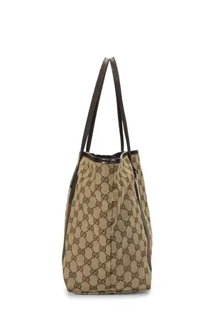 Gucci Original Gg Canvas Jolie Web Tote