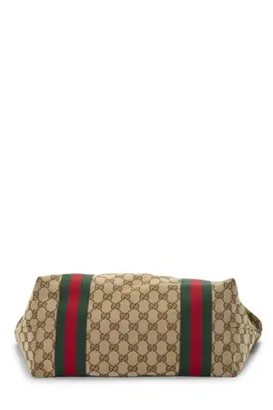 Gucci Original Gg Canvas Jolie Web Tote