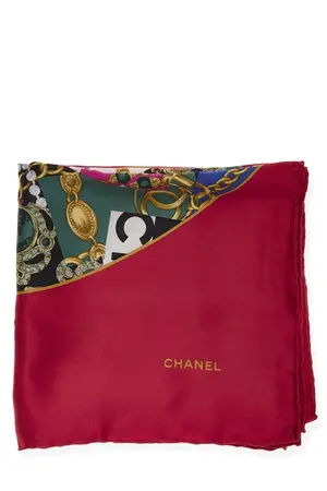 Chanel Silk 'cc' Scarf
