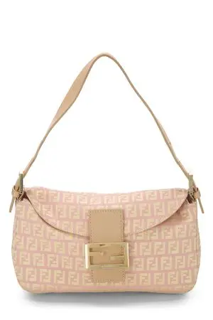 Fendi Zucchino Shoulder Bag - Pink