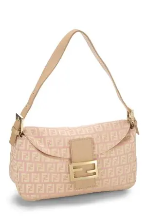 Fendi Zucchino Shoulder Bag - Pink