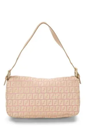 Fendi Zucchino Shoulder Bag - Pink