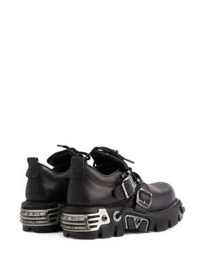 Rabanne Leather Derby Shoes