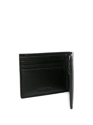 Calvin Klein Logo-plaque Bi-fold Leather Wallet
