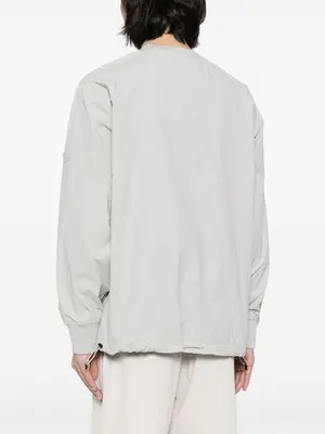 SPOONYARD Zip-pocket Crew-neck Sweatshirt - Grey