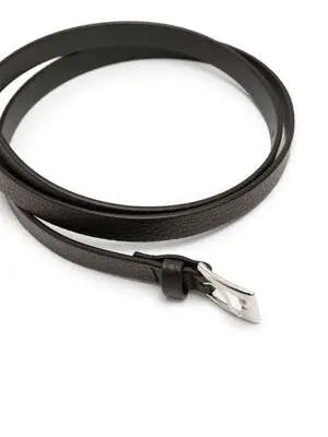 P.a.r.o.s.h Pebbled Leather Belt