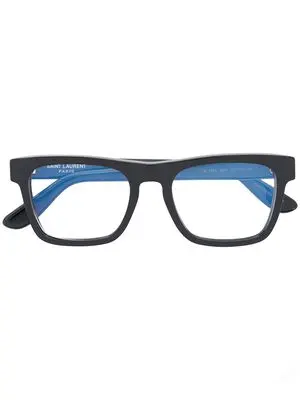 Saint Laurent Rectangle Frame Glasses - Black