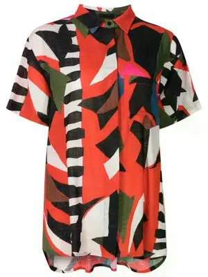 OSKLEN Abacaxi Abstract-print Shirt - Multicolour