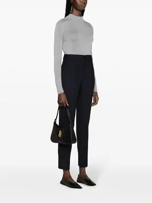 P.a.r.o.s.h Virgin Wool Tailored Trousers - Blue