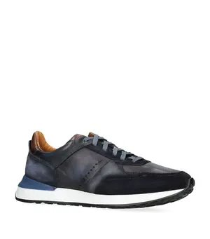 Magnanni Xl Grafton 3 Runner Sneakers - Navy