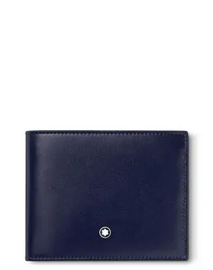 Montblanc Wallet Leather - Navy