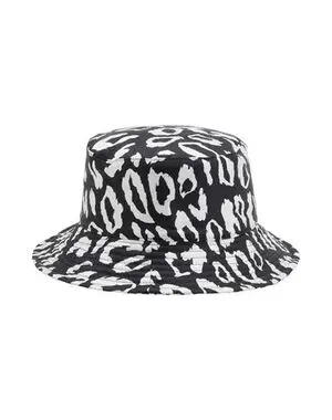8 BY YOOX 8 By YOOX Double Face Animalier Bucket Hat Black