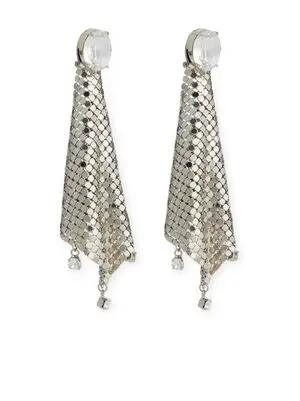 Rabanne Crystal-embellished Chainmail Drop Earrings