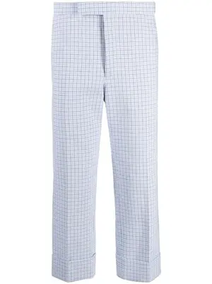 Thom Browne Checked Tailored Trousers