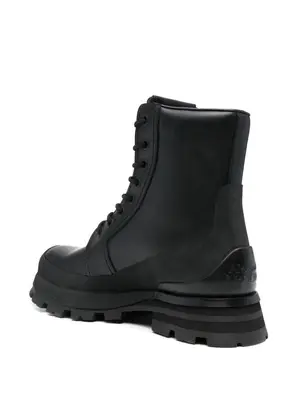 Alexander McQueen Lace-up Leather Boots