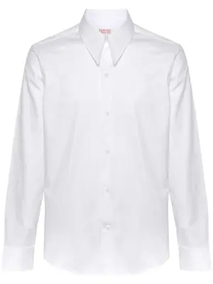FURSAC Straight-point Collar Cotton Shirt