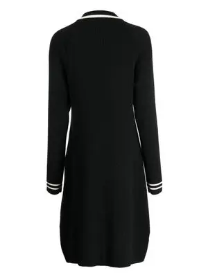 TOUT A COUP Stripe-trim Polo Dress