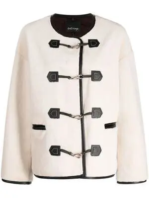 TOUT A COUP Hook-fastening Jacket - Neutrals