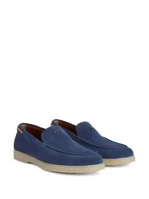 GIUSEPPE ZANOTTI The Maui Suede Loafers - Blue