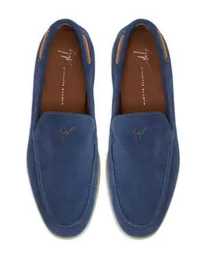 GIUSEPPE ZANOTTI The Maui Suede Loafers - Blue