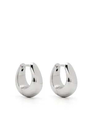 Tom Wood Ice Hoop Earrings - Silver