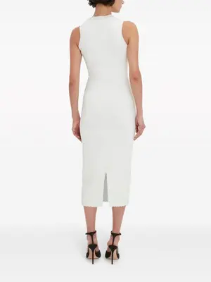 Victoria Beckham Fitted Midi Dress With Cut-out Detailing