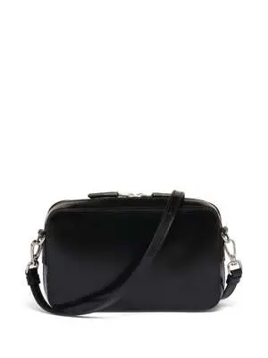 Prada Small Brique Brushed Crossbody Bag - Black