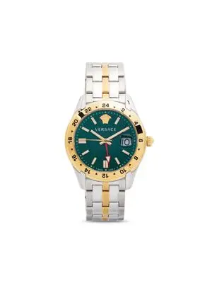Versace Greca Time Gmt 41mm - Green
