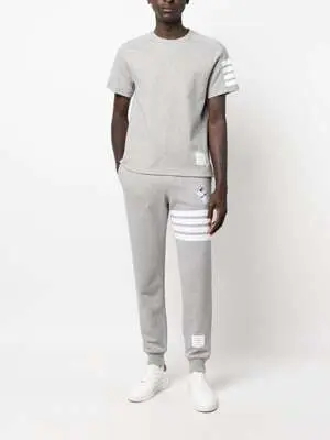 Thom Browne 4-bar Short-sleeve T-shirt - Grey