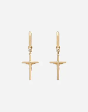 Dolce & Gabbana Dna" Cross Hoop Earrings