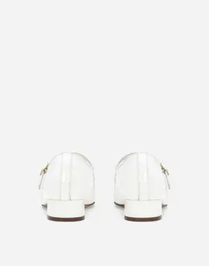 Dolce & Gabbana Patent Leather Ballet Flats With Heel