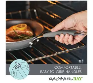 RACHAEL RAY Cucina Cookware & Measuring Set, 14 Pc, Gray
