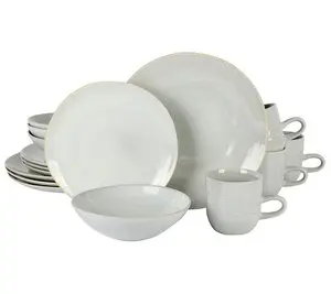 LAURIE GATES Ravenna 16 Piece Round Stoneware D Innerware Set - One-color