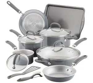 RACHAEL RAY Create Delicious Nonstick Cookware T, 13pc, Gray - One-color