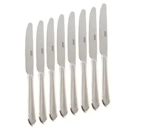 MARTHA STEWART Everyday 8 Piece Stainless Steel Dinner Knife - Silver