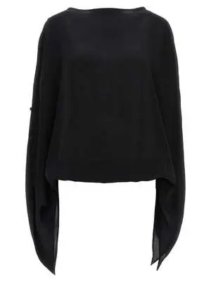DI.LA3 PARI' Di.La3 Pari Cristina Blouse - Black